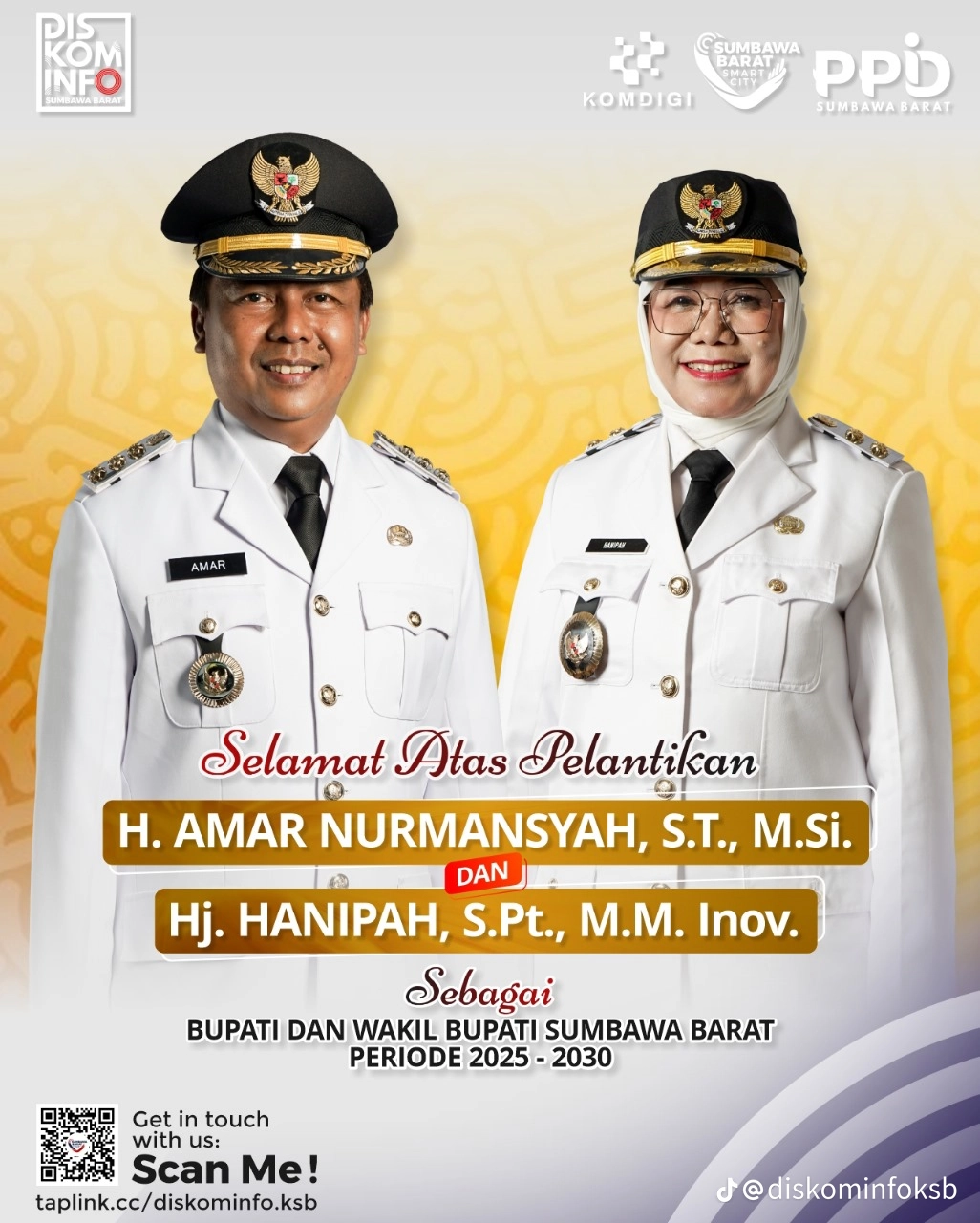Selamat Atas Pelantikan Bupati dan Wakil Bupati Sumbawa Barat Periode 2025-2030 - alineasatu.net